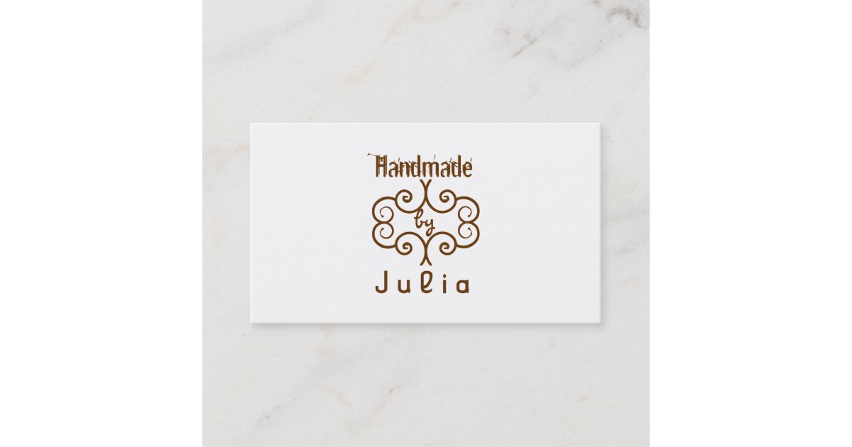 Handmade crafty Business card | Zazzle