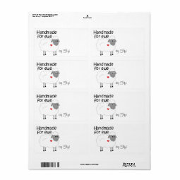 Handmade for Ewe Gift Label | Zazzle