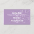 Handmade soap bath scent business card | Zazzle
