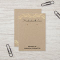Handmade with Love Earring Display Product Cards | Zazzle