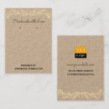 Handmade with Love Earring Display Product Cards | Zazzle