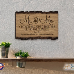 Handmade Wooden Housewarming Family Sign | Zazzle