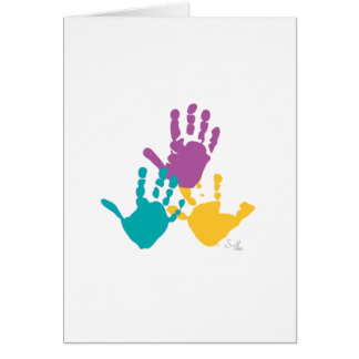 Handprint Cards - Greeting & Photo Cards | Zazzle