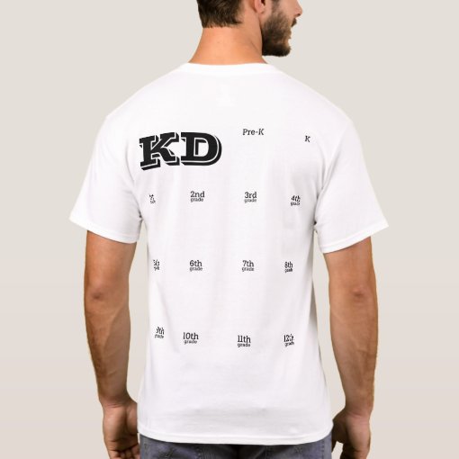 Handprint memory shirt | school year | graduation | Zazzle