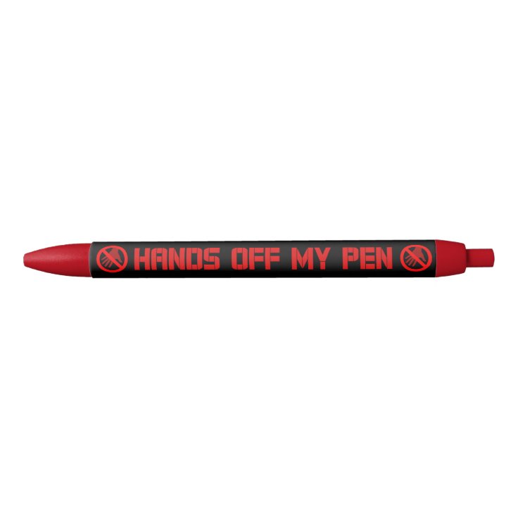 Hands Off Ink Pen | Zazzle