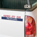 Hands off our Medicare Bumper Sticker | Zazzle