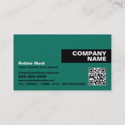 Handshake Design, Auto Dealer Business Card | Zazzle