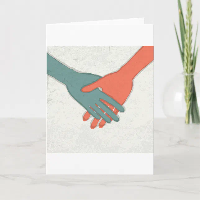 Handshake Greeting Cards | Zazzle