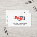Handshake Icon Business Card | Zazzle