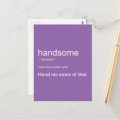 Handsome Definition Customize Color Postcard | Zazzle