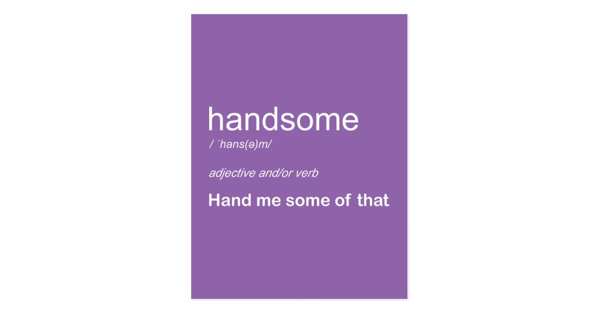 Handsome Definition Customize Color Postcard | Zazzle.com
