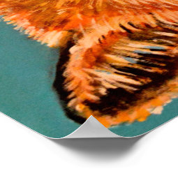 handsome fox poster | Zazzle
