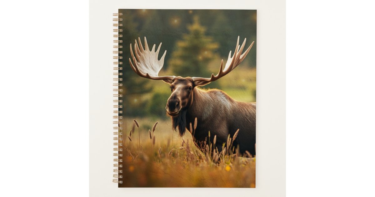 Handsome Moose Planner | Zazzle