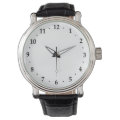Handsome Watch Face Numbers Dial | Zazzle