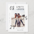 Handwriting Date Handwritten Script Photo Wedding Save The Date | Zazzle