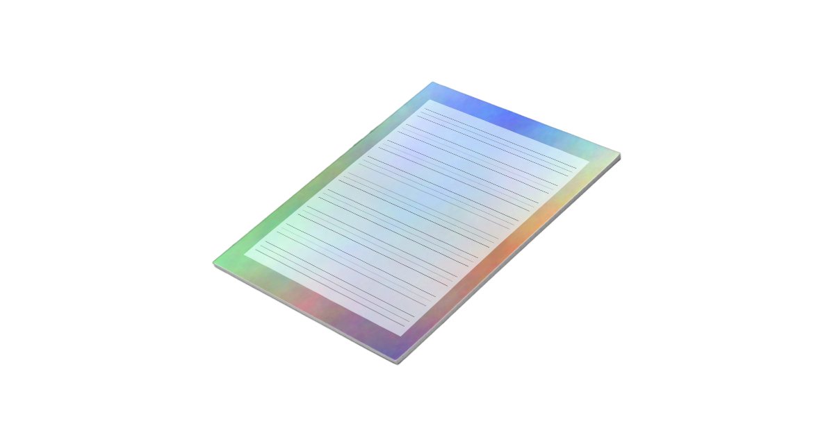 Handwriting Penmanship Practice Paper Pad Notepad | Zazzle