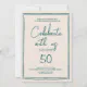 Handwriting Retro 50th Birthday Party Invitation | Zazzle