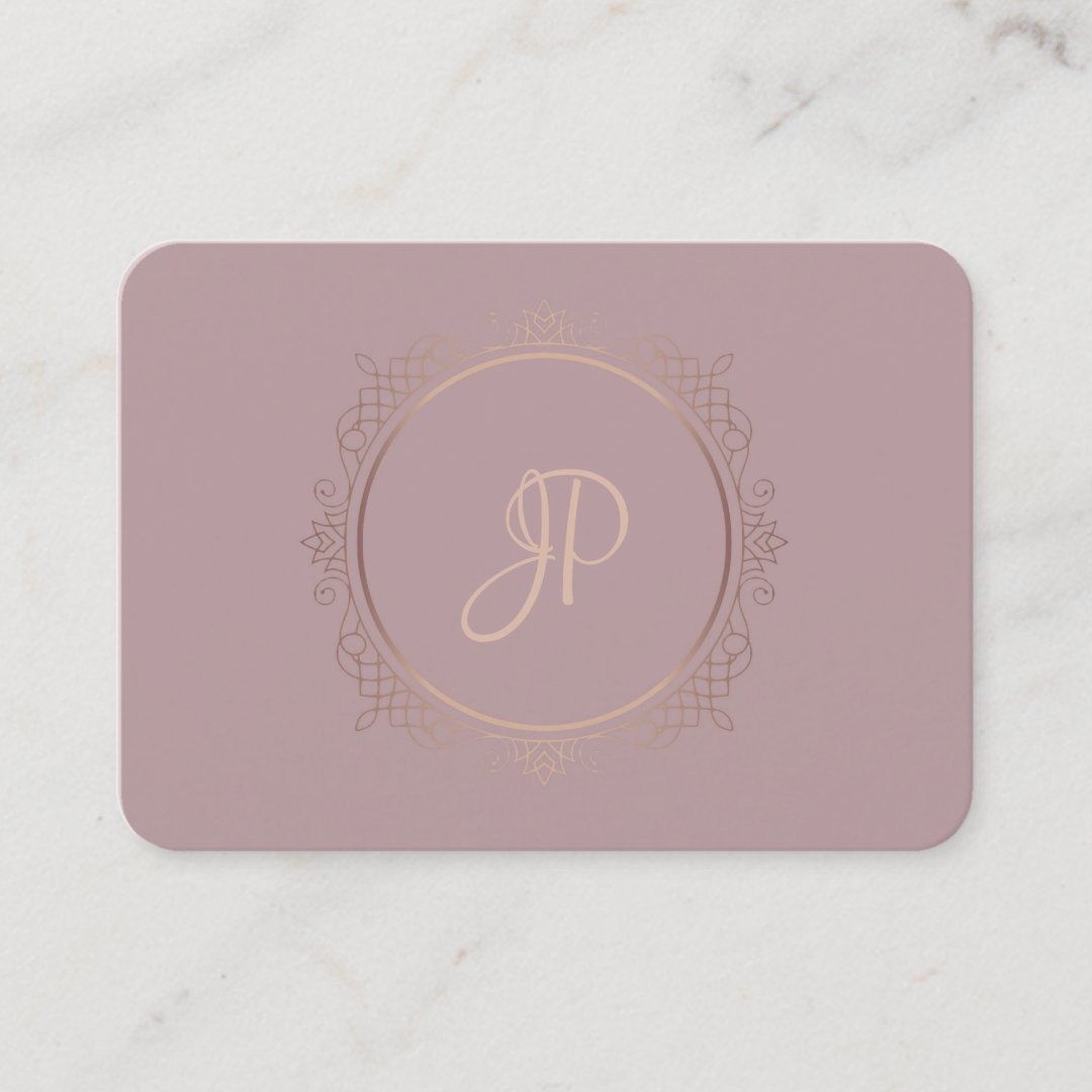 Handwriting Script Modern Elite Design Template Business Card | Zazzle