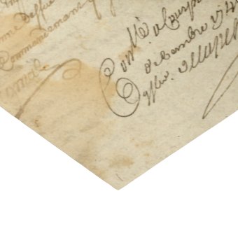 Handwritten Antiqued Letter Tissue Paper | Zazzle