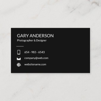 Handwritten Business Card | Zazzle