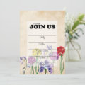 Handwritten Fill In Multi Purpose Invitation | Zazzle