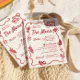 Handwritten Illustrated Wavy Border Whimsical Menu | Zazzle
