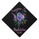 Handwritten "Imagine The Possibilities" Floral Graduation Cap Topper ...