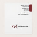 Handwritten Monogram | Simple Corporate Business Card | Zazzle