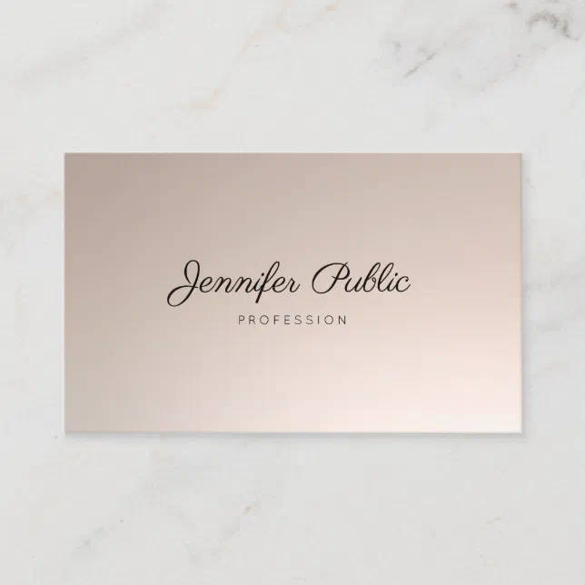 Handwritten Script Cosmetologist Beauty Hair Salon Business Card | Zazzle