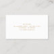 Handwritten Script Font Simple White Business Card | Zazzle