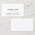 Handwritten Script Professional Template Classic Business Card | Zazzle