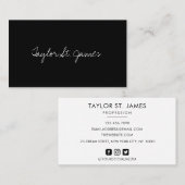 Handwritten Signature Vintage Business Card | Zazzle