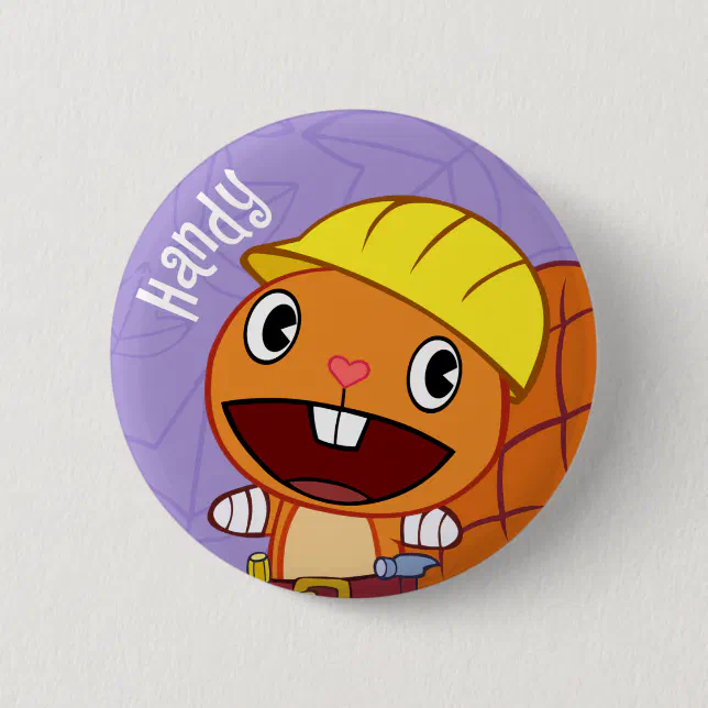 Handy Cute Button | Zazzle