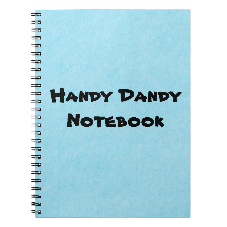 Handy Dandy Notebook | Zazzle