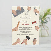 Handy Man Hands Invitation | Zazzle