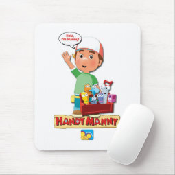 Handy Manny And His Talking Tools Disney Mouse Pad | Zazzle