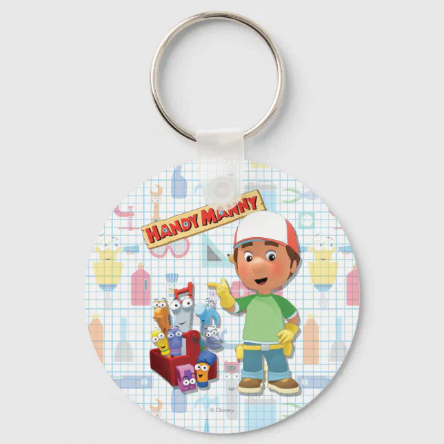 Handy Manny and his Talking Tools Keychain | Zazzle
