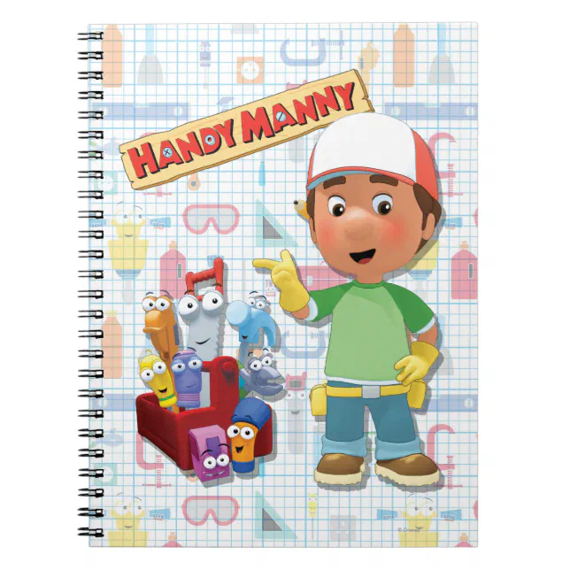 Handy Manny and his Talking Tools Notebook | Zazzle