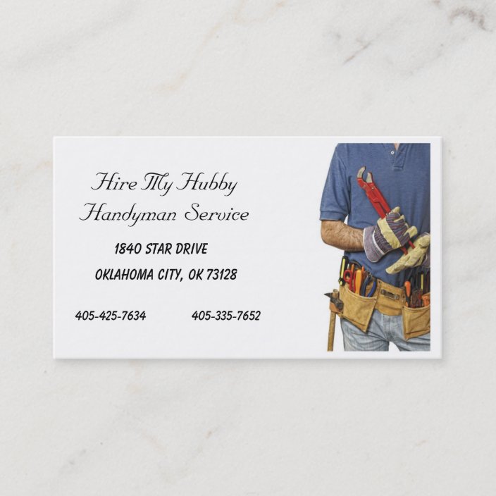 Handyman Business Card | Zazzle.com