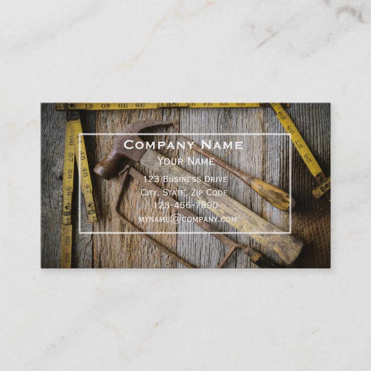 Handyman Business Card | Zazzle