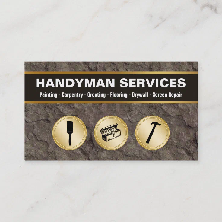 Handyman Business Cards | Zazzle