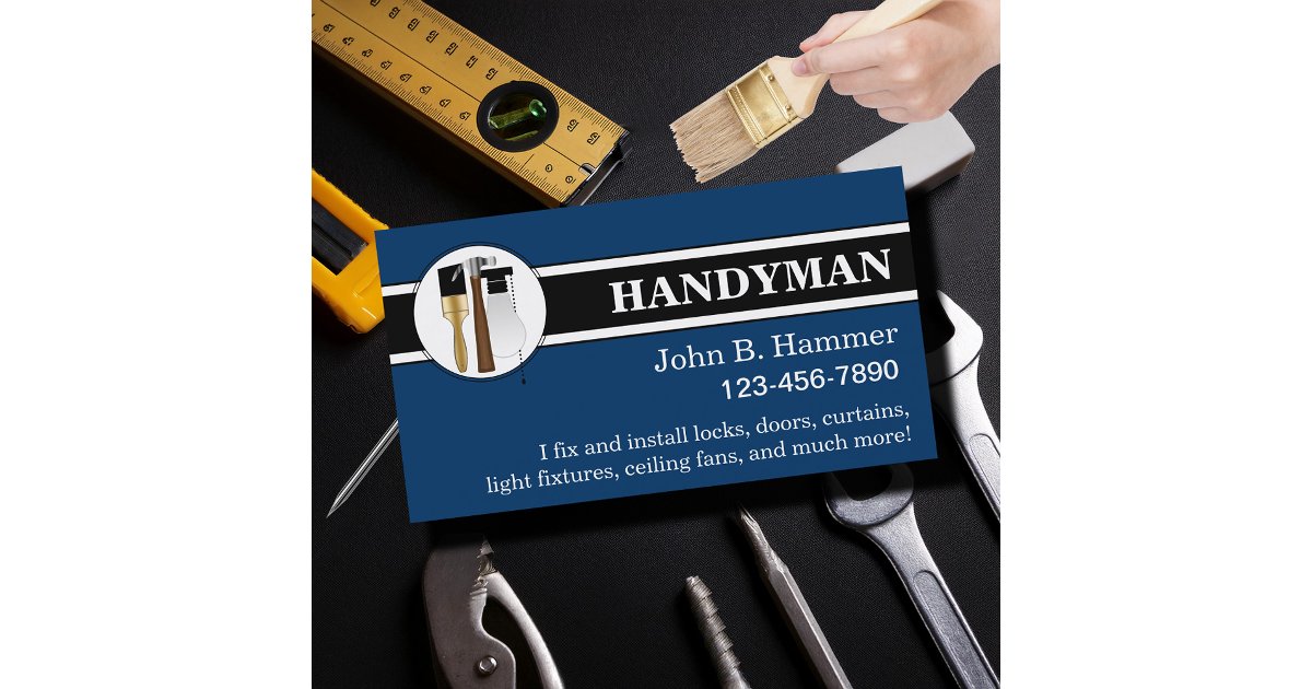 Handyman Business Cards | Zazzle
