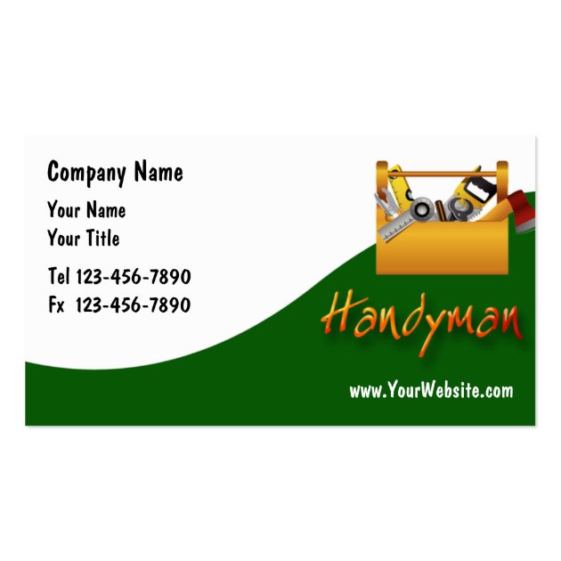Handyman Business Cards