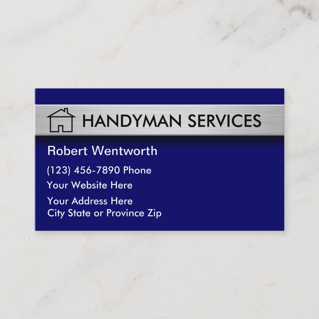 Handyman Business Cards | Zazzle
