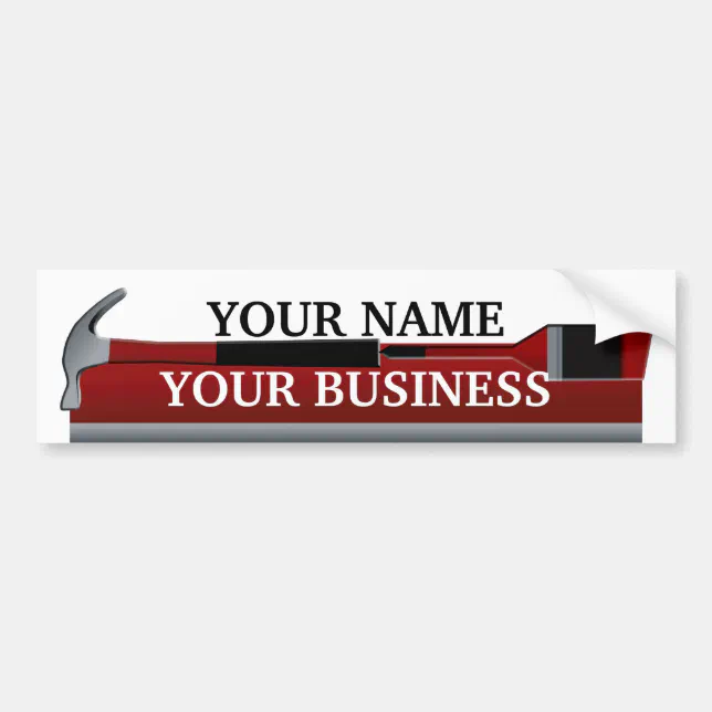 Handyman Carpenter and Painter Bumper Sticker | Zazzle