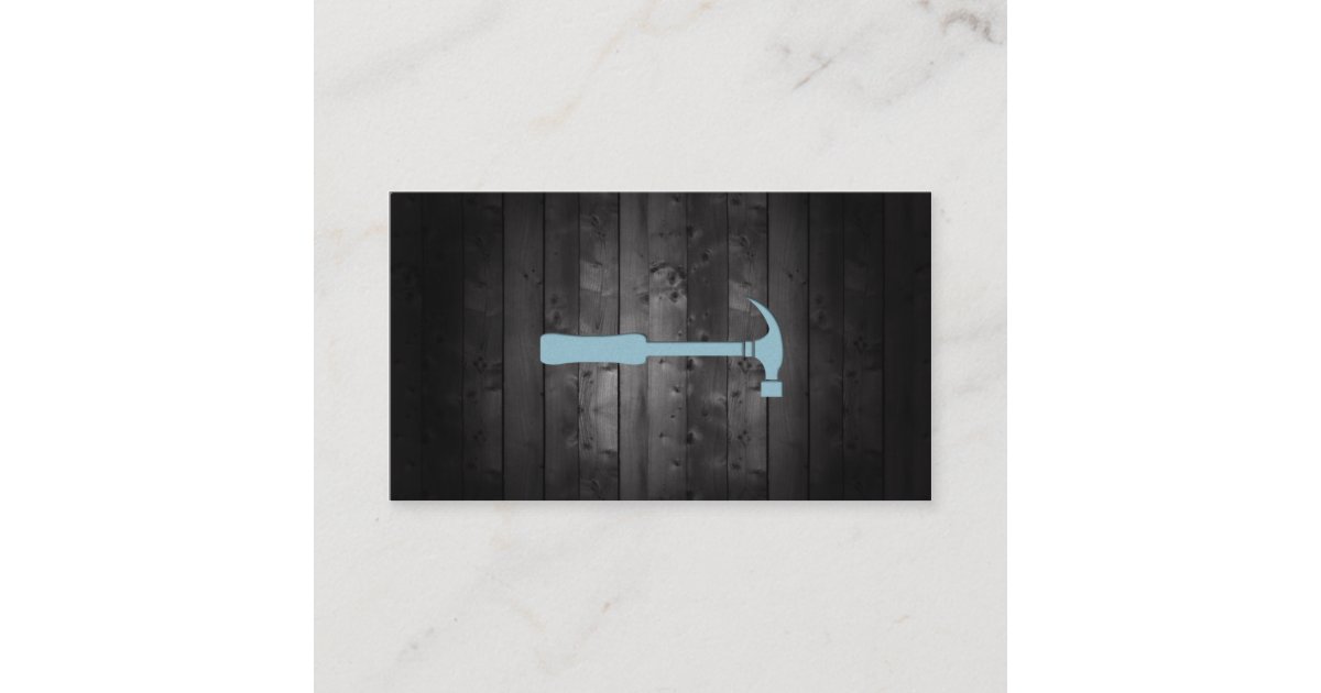 Handyman Hammer Business Card | Zazzle