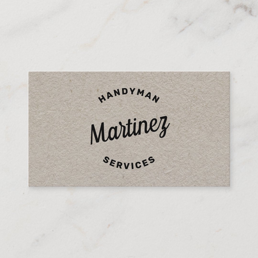 Handyman Home Improvement Business Card | Zazzle