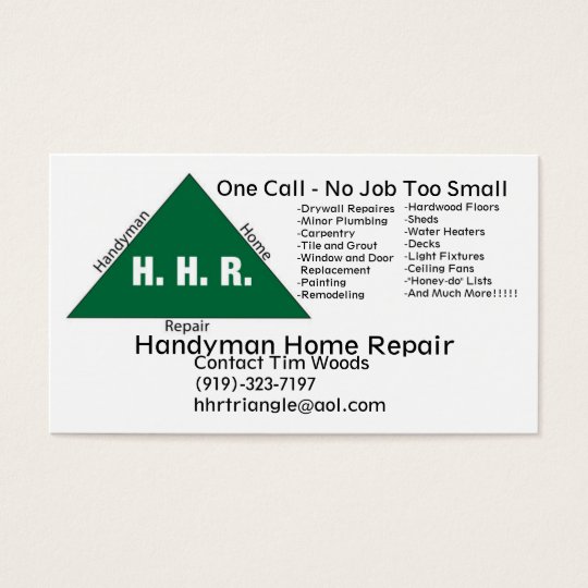 Handyman_logo, Handyman Home Repair, One Call -... Business Card ...