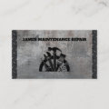 Handyman Maintenance Repair Service Metal Steel Business Card | Zazzle