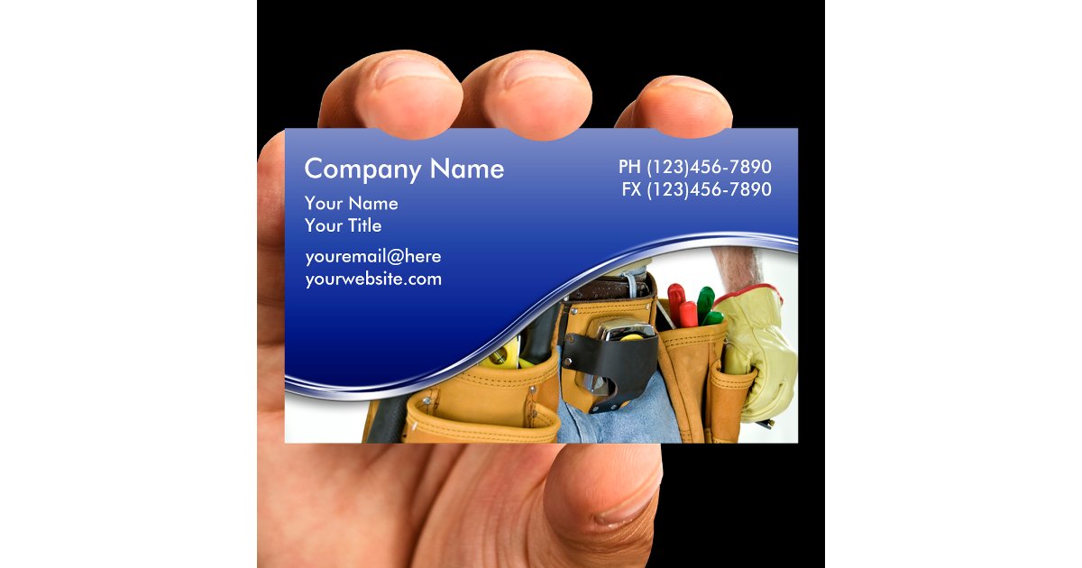 Handyman New Design Business Card | Zazzle